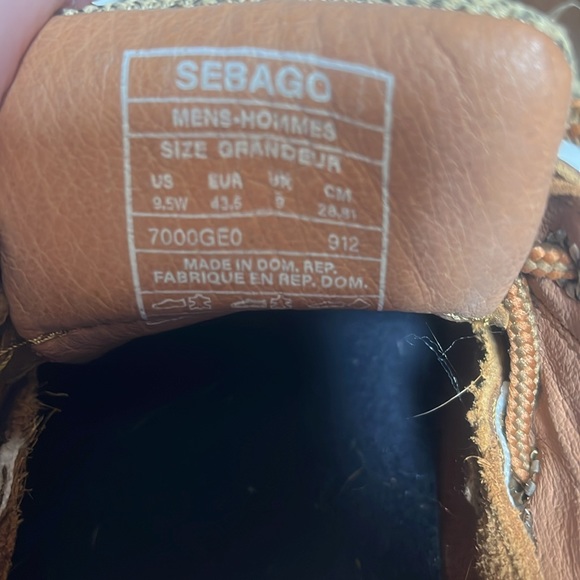 Sebago | Shoes | Sebago Mens Leather Boat Shoe Us95 New Wo Box ...